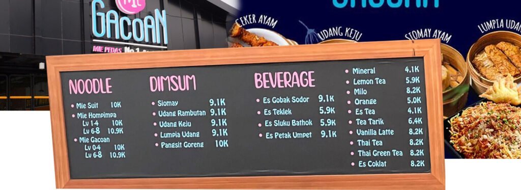Daftar Menu Mie Gacoan Lengkap dan Harga Terbaru Update 2024