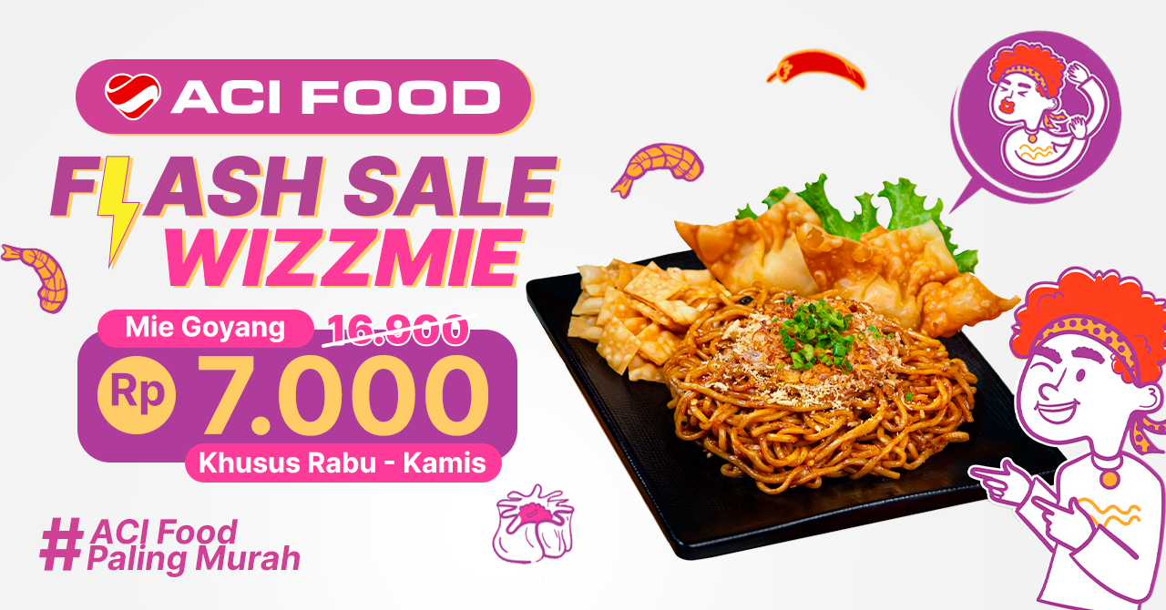 Menu Wizzmie Terbaru 2025 Lengkap dan Promo ACI FOOD!